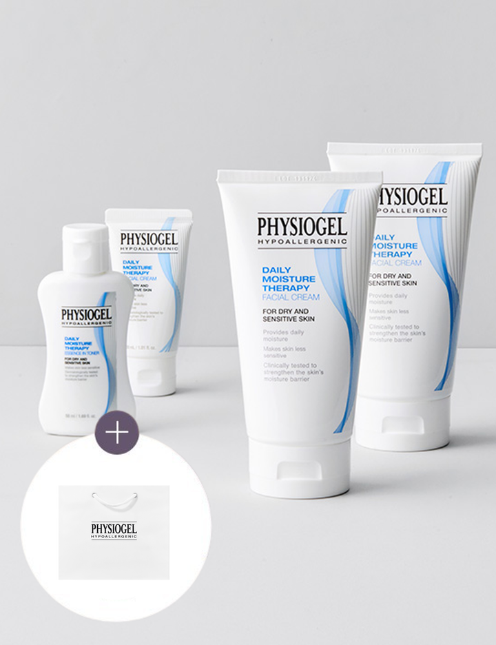 [피지오겔] DMT 크림 150ml 더블기획 (DMT크림 150ml 2개 + 30ml 1개 + 토너 50ml 1개) - 마켓컬리